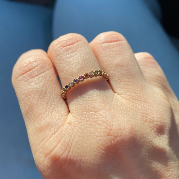 Jewelry | Rainbow Stacking Ring 1 Ring But Have 4 Available For Sale ...